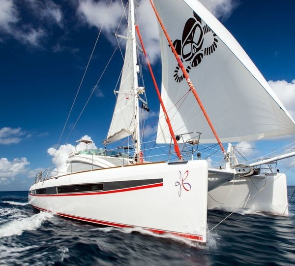Crewed LEVANTE Yacht Charter Details, Luxury adventure catamaran ...
